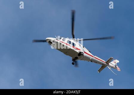 Agusta A109 Power helicopter of RAF Royal Air Force serial ZR322 of 32 ...