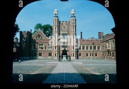 Eton College. Lupton's Tower and College buildings viewed from the ...