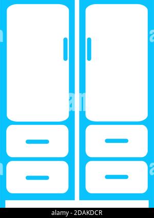 Messy room isometric background with interior and furniture symbols ...