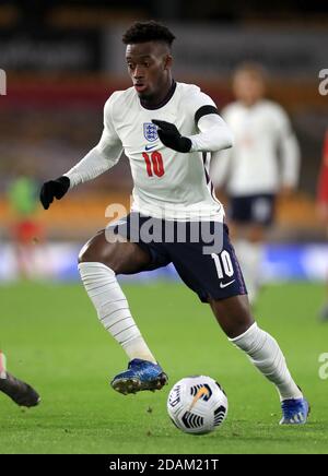 England's Callum Hudson-Odoi during the training session at St George's ...