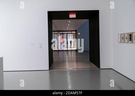 First visitors seen coming to explore of The MoMA Stock Photo - Alamy