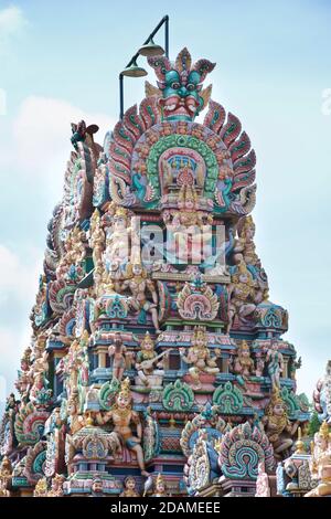 Sri Kandaswamy Temple in Brickfields, Kuala Lumpur, Malaysia Stock ...