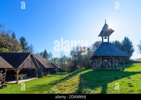 Gerersdorf-Sulz: bell tower in Freilichtmuseum (Open air museum ...