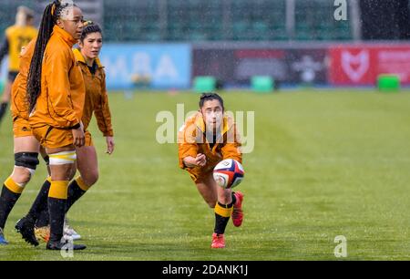 London, UK. 14th Nov, 2020. Sydney Gregson of Saracens during the ...