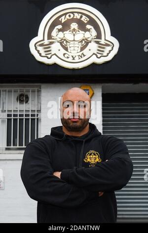 Andreas Michli at his Zone Gym in Wood Green, north London. The 34-year ...