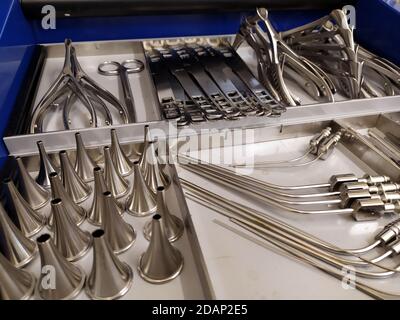 Endoscope examination of the nose. Endoscopes are instruments that ...