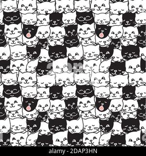 hand-drawn different eyes seamless pattern light dusty palette, endless ...