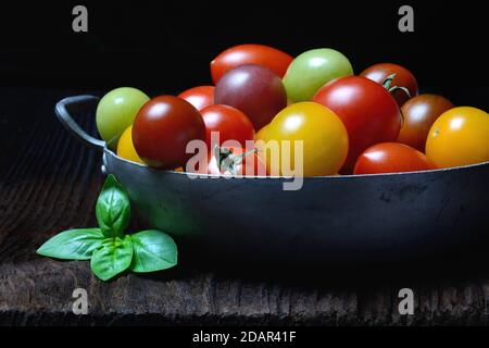 Various cherry tomatoes in shell, Germany Stock Photo - Alamy