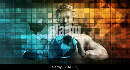 Digital Entertainment and Streaming Broadcast Technology Art Stock ...