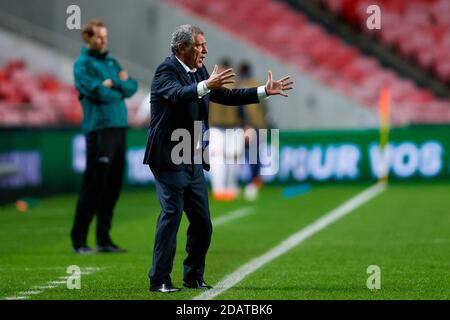 Portugal's head coach Fernando Santos looks on during the UEFA Euro ...
