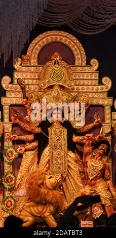 Durga Puja magic of Divine grace and strength Stock Photo - Alamy