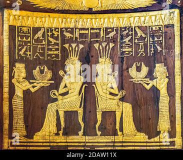 Gilded Wooden Chair of Princess Sitamun, housed in the Museum of ...