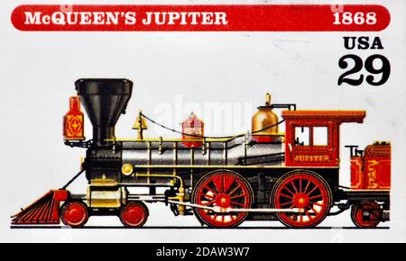The Central Pacific steam locomotive 'Jupiter' Union Pacific steam ...