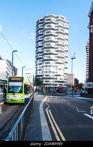 NLA Tower Croydon or 50P building Croydon or ThreePenny bit building ...