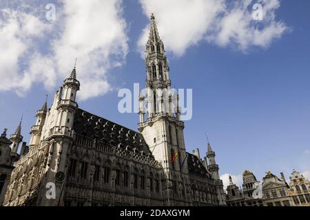Illustration shows the Brussel - Bruxelles townhall, Wednesday 19 ...