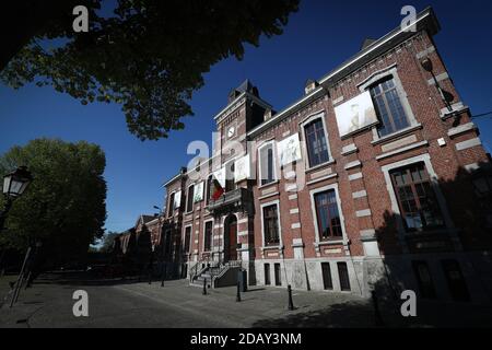 Illustration picture shows communal house in Villers-le-Bouillet ...