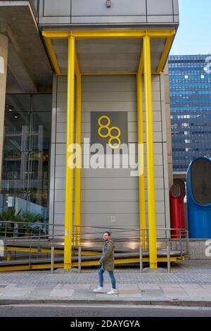 Number 88 Wood Street Rogers Stirk Harbour & Partners building entrance ...