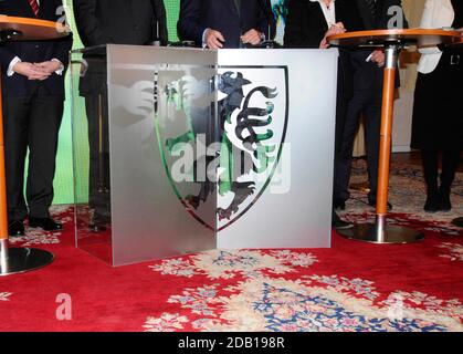 symbol of a styrian panther, the coat of arms of styria Stock Photo - Alamy