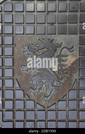 symbol of a styrian panther, the coat of arms of styria Stock Photo - Alamy