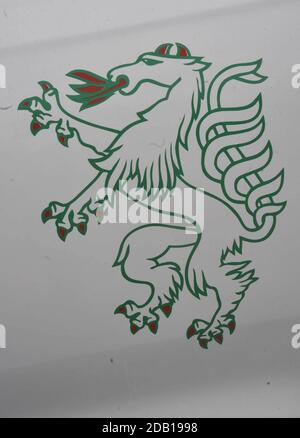 symbol of a styrian panther, the coat of arms of styria Stock Photo - Alamy