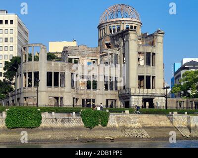 Ground Zero, the A bomb Dome, the only buidling remaining from the ...