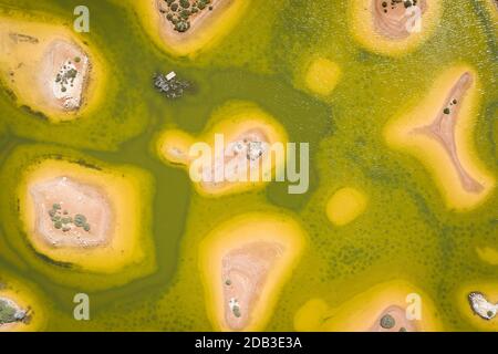 Aerial view of the Ghadira Natur Reserve,Malta Stock Photo - Alamy