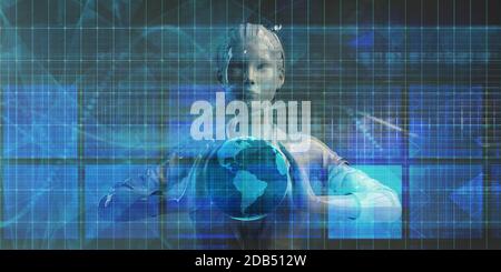 Global Logistics Management Processes As a Art Stock Photo - Alamy