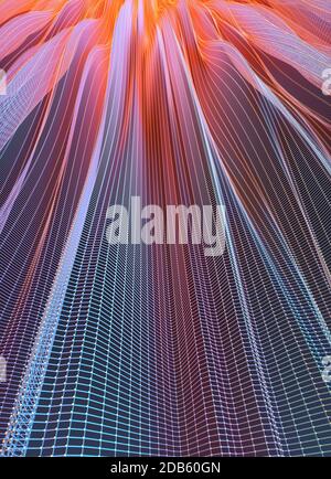 Cover Book Color Futuristic Illustration Digital Background Stock Photo ...