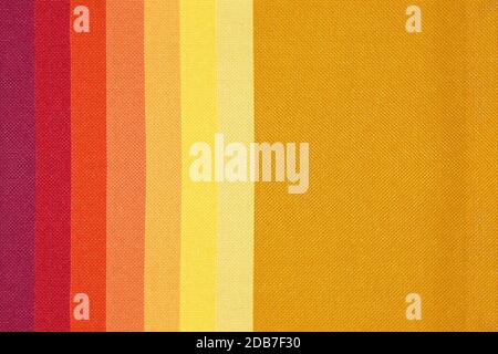 Warm tone color palette samples of linen Stock Photo - Alamy