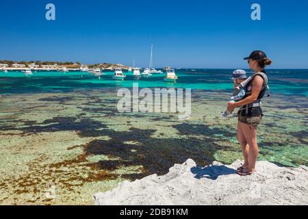 indian ocean at longreach bay rottnest island (australia Stock Photo ...