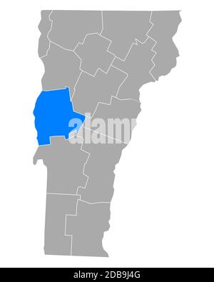 Map of Addison in Vermont Stock Photo - Alamy