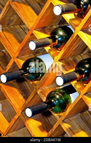 A close up shot of a wooden shelf Stock Photo - Alamy