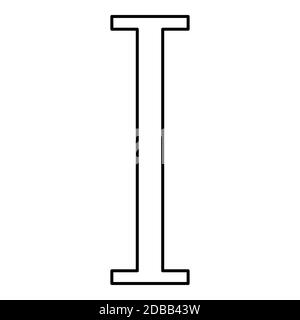 Iota sign. Iota letter, Greek alphabet Symbol, magenta background Stock ...