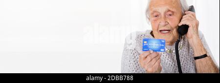 Elder Scam Call Stock Photo - Alamy