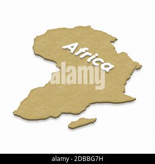 globe map with territory of continent of africa in the center Stock ...