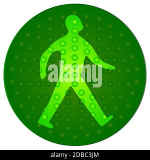 illustration of traffic signals on white background Stock Photo - Alamy