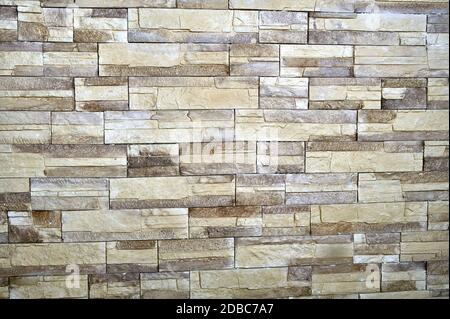 stone wall texture in cream color Stock Photo - Alamy