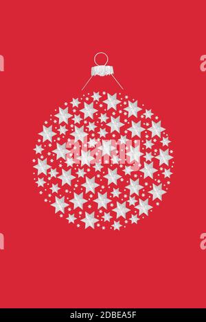 New Year and Christmas background, poster, card, invitation, flyer or ...