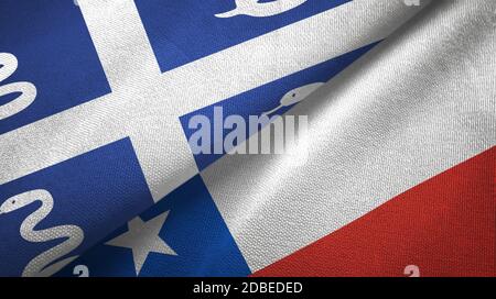Chile and Martinique snake two flags textile cloth, fabric texture ...
