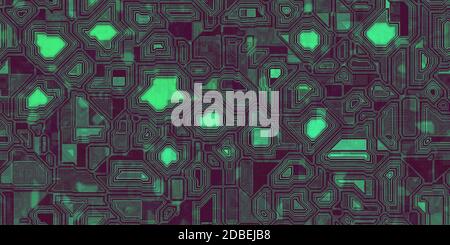 Hi-tech microscheme pattern background. Microchip network texture Stock ...