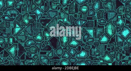 Hi-tech microscheme pattern background. Microchip network texture Stock ...