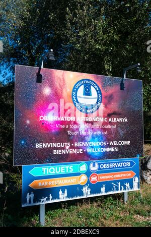 Albanyà Astronomical Observatory, Muga Albanyà Nature Reserve, Albanyà ...