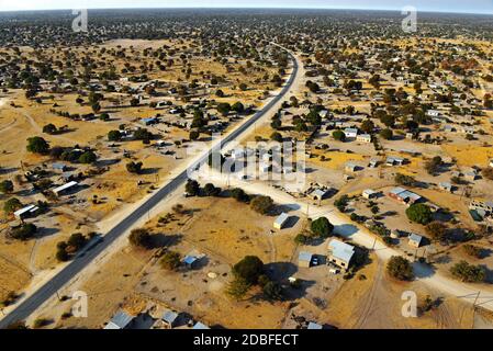 Maun city, Okavango Delta, Botswana, Africa Stock Photo - Alamy