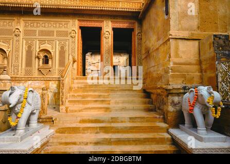 Laxmi Nath Ji Ka Mandir, Jaisalmer, Rajasthan, India Stock Photo - Alamy