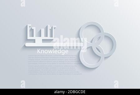 Business infographic for Key to Success concept. Vector illustration ...