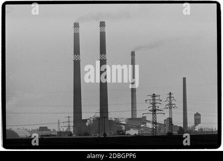 Saxony-Anhalt / GDR / Industry / 1990 / Leuna, the former Walter ...