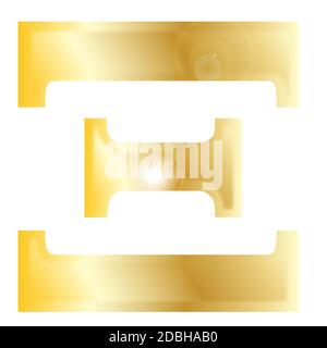 Xi sign. Xi letter, Greek alphabet Symbol, blue glitter background ...