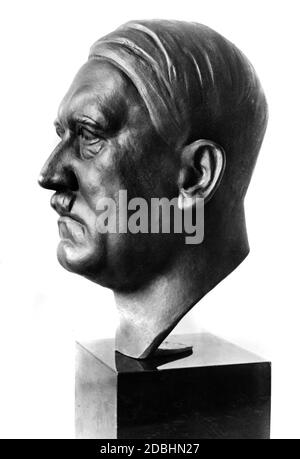 Adolf Hitler depictions in art and painting, here as a speaker in front ...