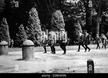 Adolf Hitler in the Forest of Compiegne, 1940 Stock Photo - Alamy