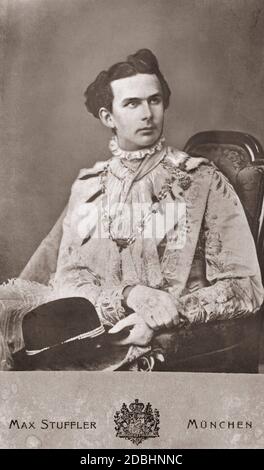 Prince Ludwig of Bavaria with his family, 1886 Stock Photo - Alamy
